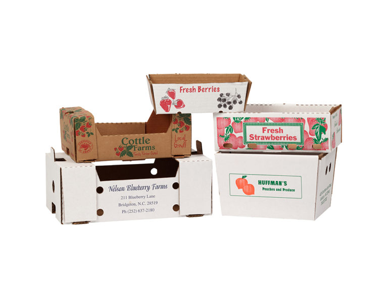 Produce Packaging | Flats, Trays & Bins | Rabb Corrugated